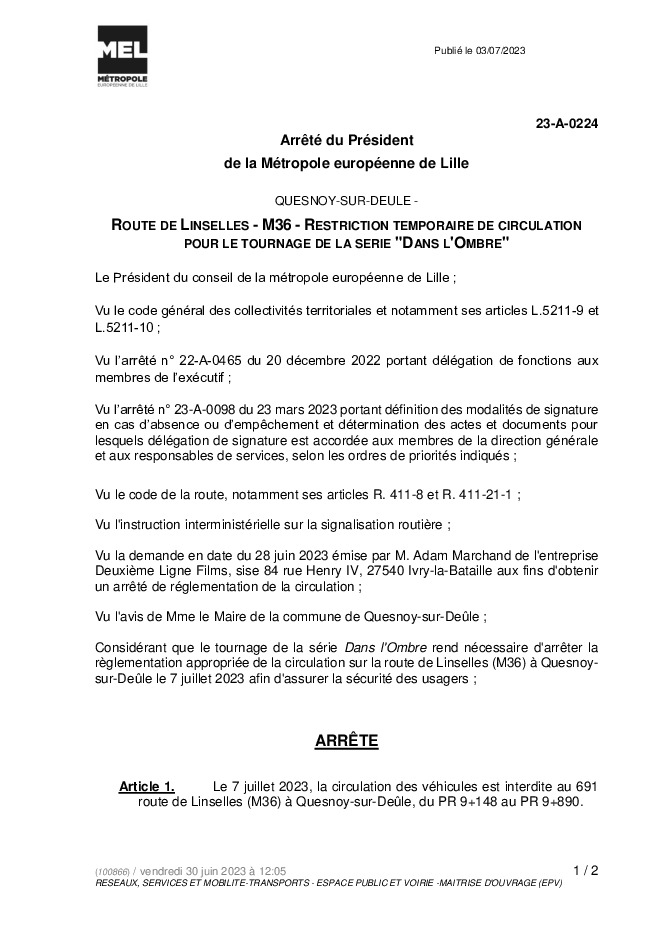 Fascicule 194.1 (.pdf) | Métropole européenne de Lille